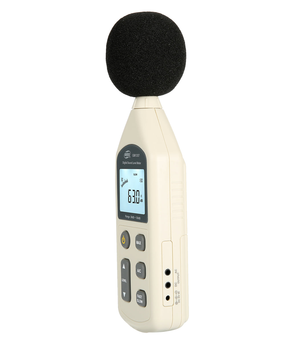 Benetech GM1357 Digital Sound Level Meter 30~130dBA 35~130dBC 31.5Hz~8 ...