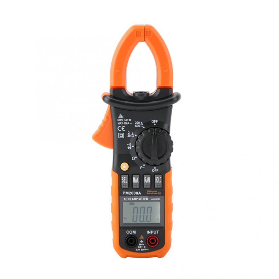 PEAKMETER PM2008A Digital Clamp Multimeter AC 600A – Meterport
